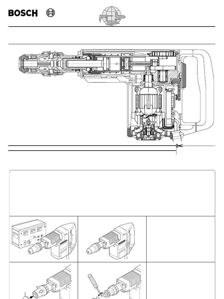 Bosch GSH 10e Type 0 611 316 7 | PDF | Fricción | Lubricación