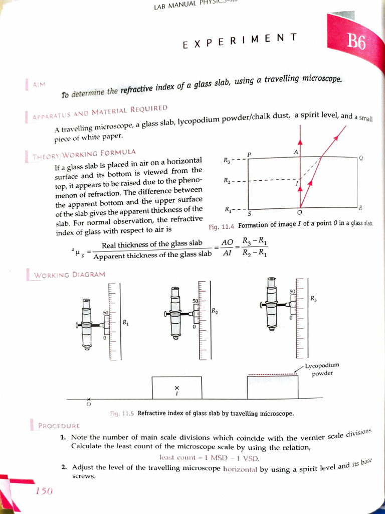 Refractive Index Measurement Lab Guide | PDF | Optics | Light