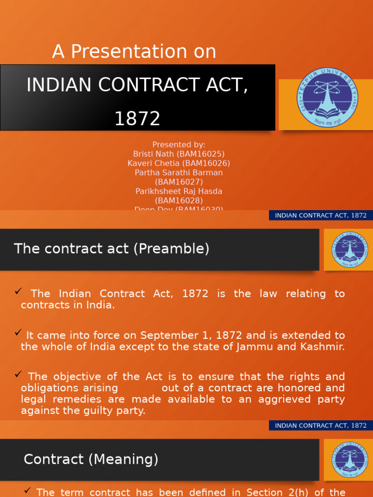 Mele Ppt Final | PDF | Breach Of Contract | Consideration