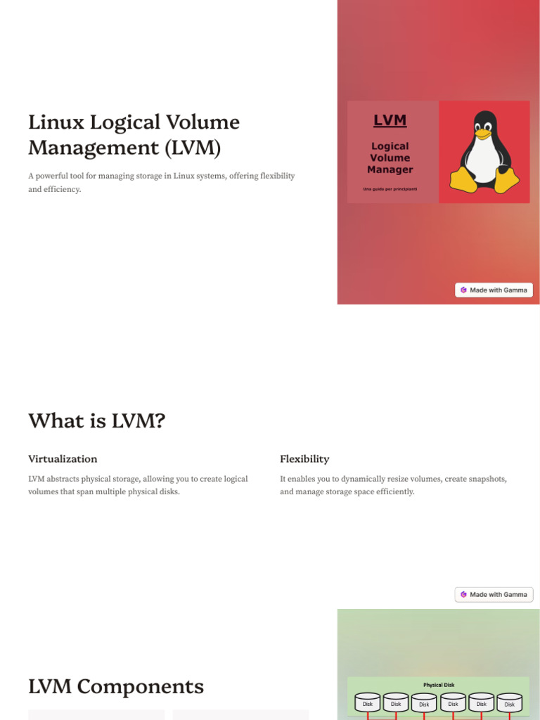 Linux Logical Volume Management LVM | PDF