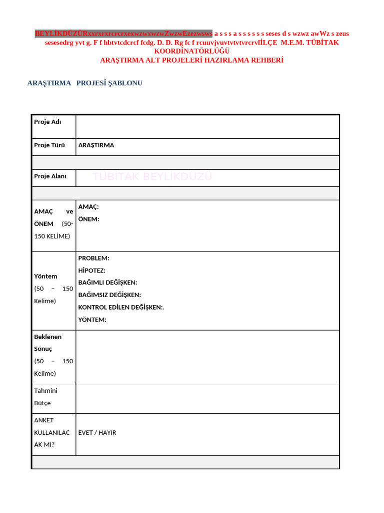 Robotik Kodlama Proje Sablonu | PDF