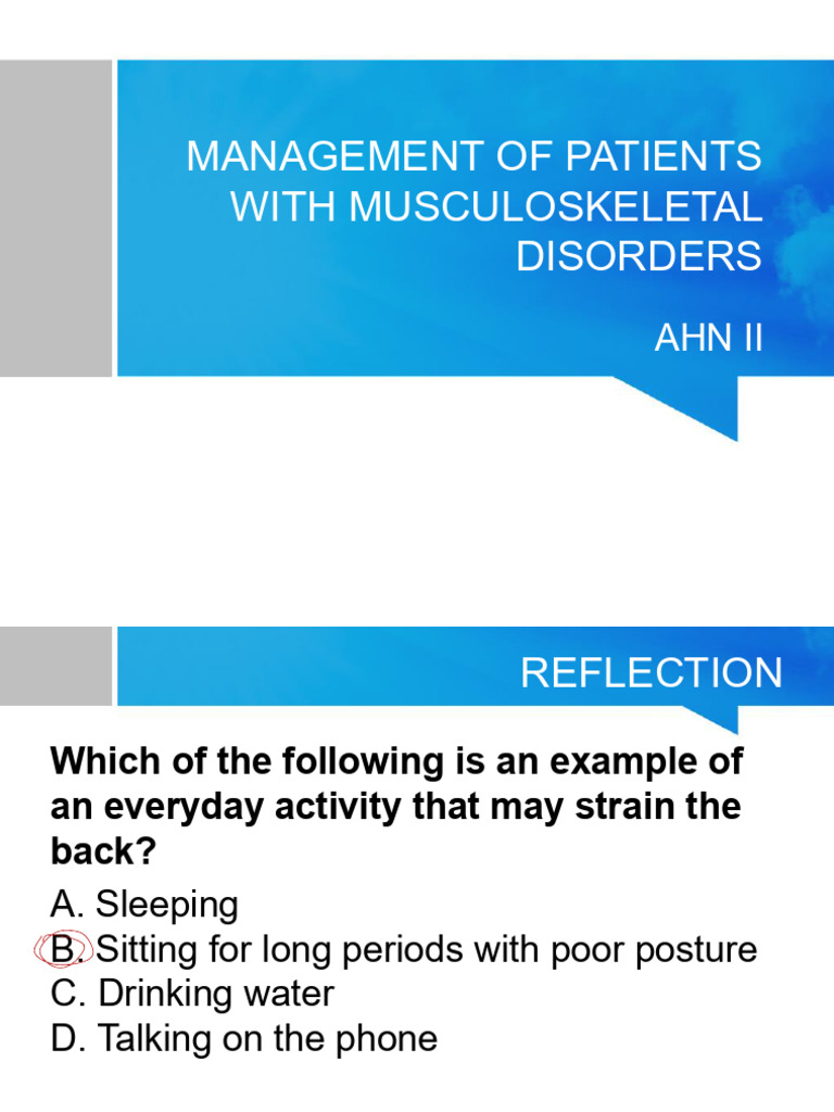 Lecture 14 - Contusion, Low Back Pain, Amputation | PDF | Low Back Pain ...