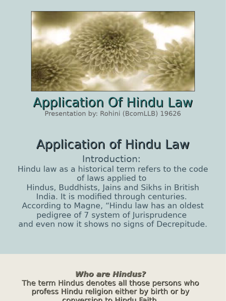 Hindu Law | PDF | Religious Conversion | Indian Religions