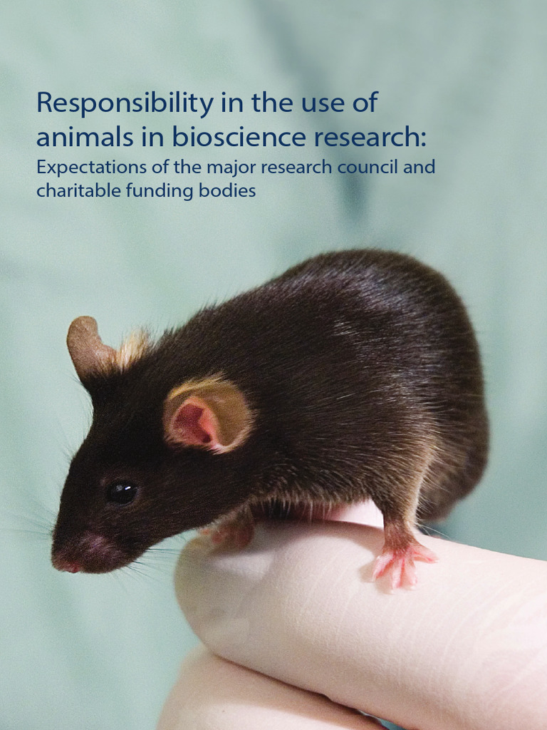 Responsibility in The Use of Animals in Bioscience Research 2019 | PDF ...