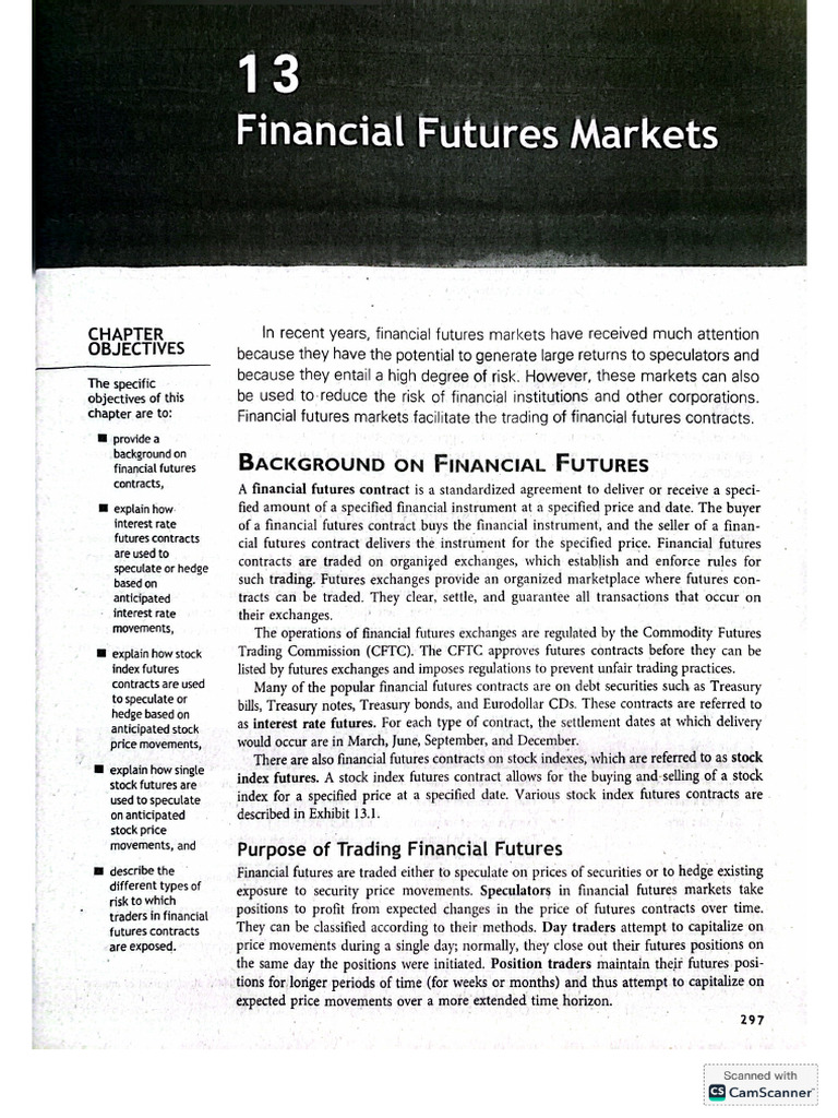 Financial Futures Markets | PDF
