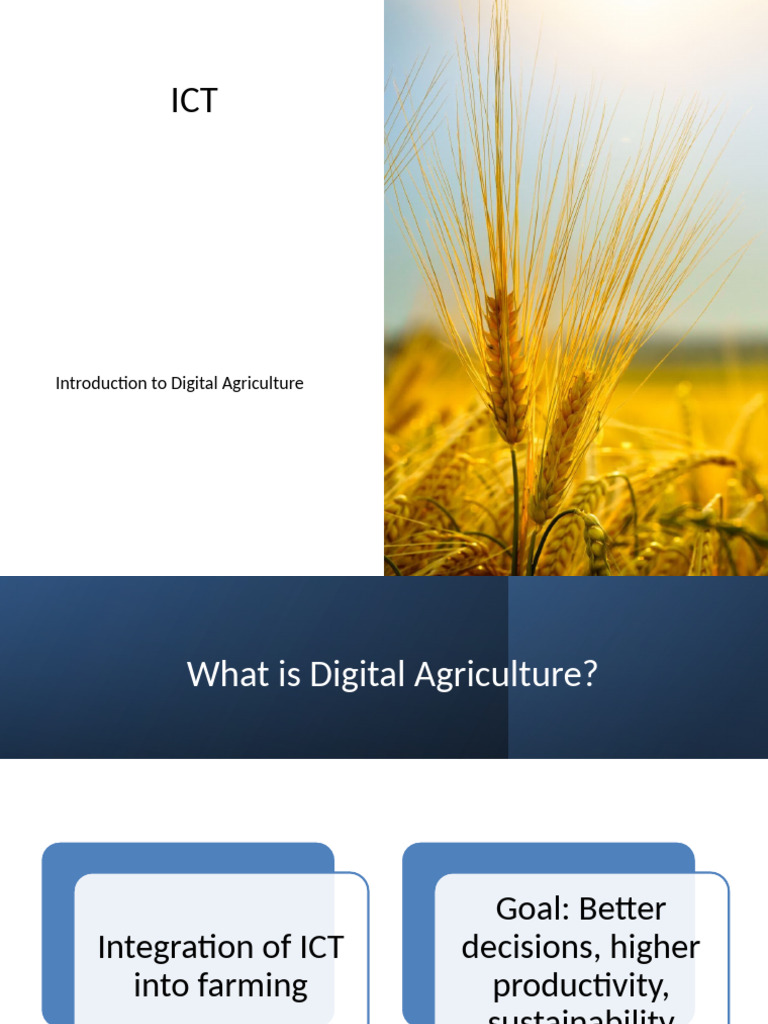 Digital Agriculture: Smart Farming Insights | PDF