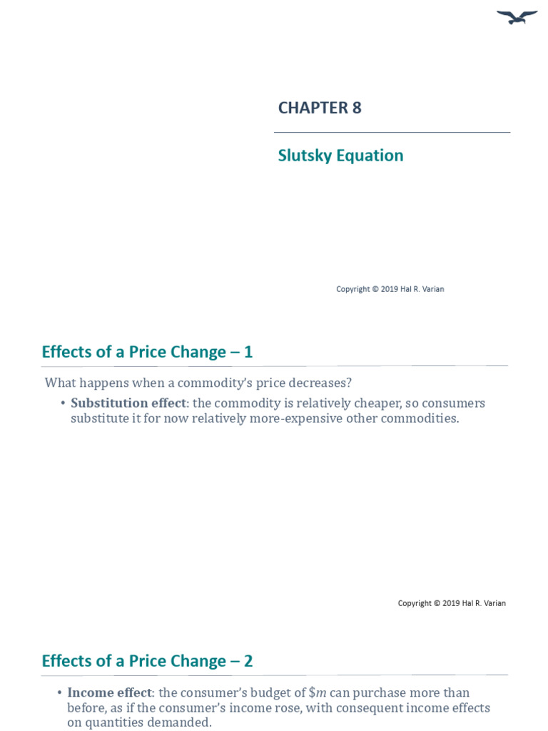 Understanding the Slutsky Equation | PDF | Demand | Economies