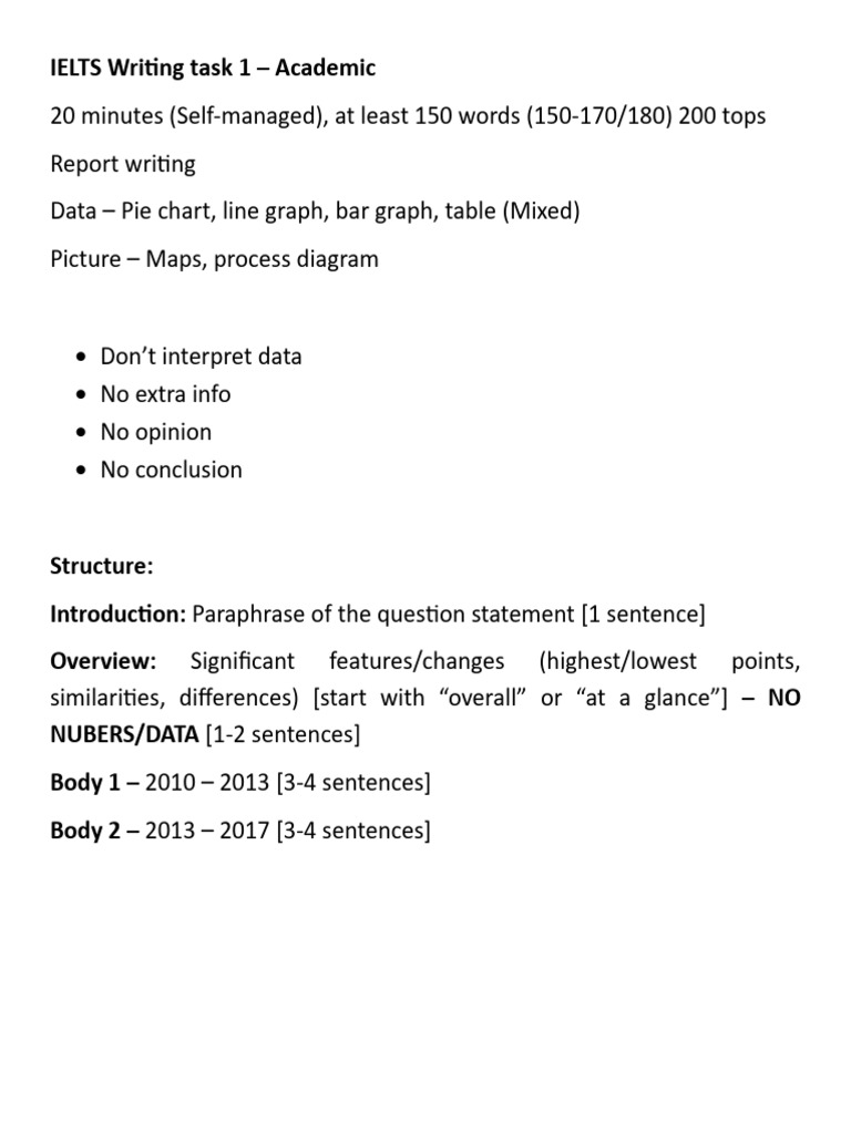 IELTS Writing Task 1 - Line Graph | PDF