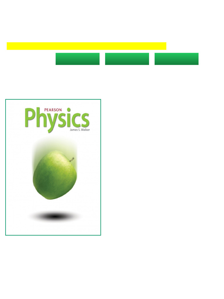Pearson Physics James S. Walker full digital chapters | PDF | Learning ...
