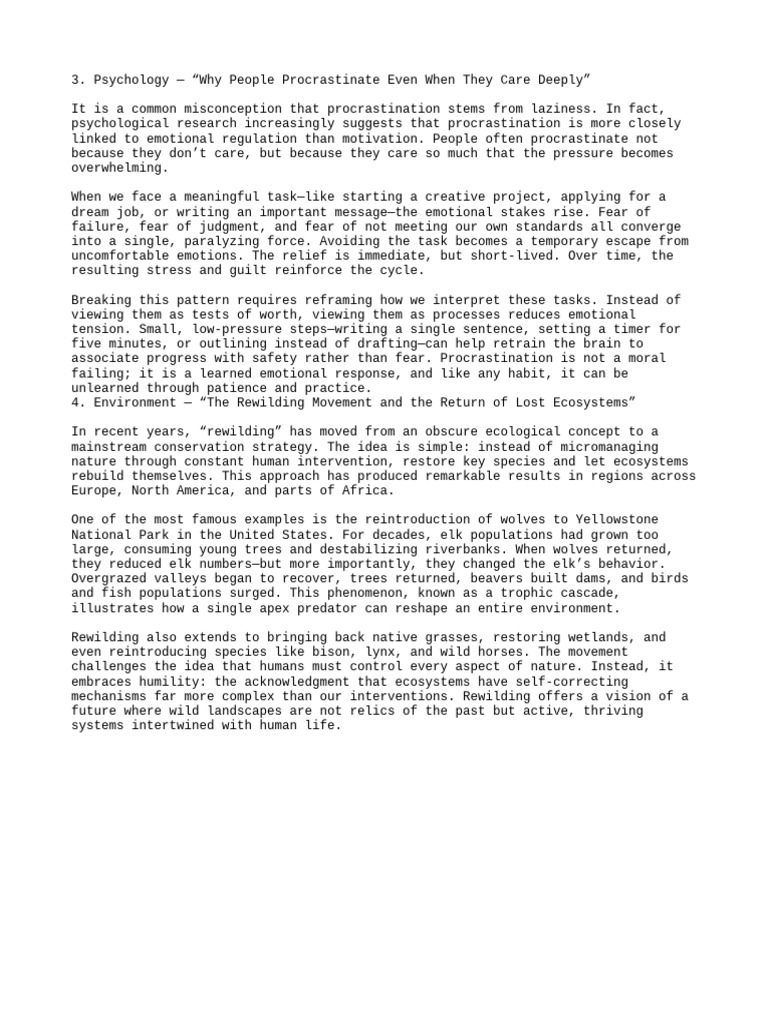 t4 | PDF | Procrastination | Professional Skills