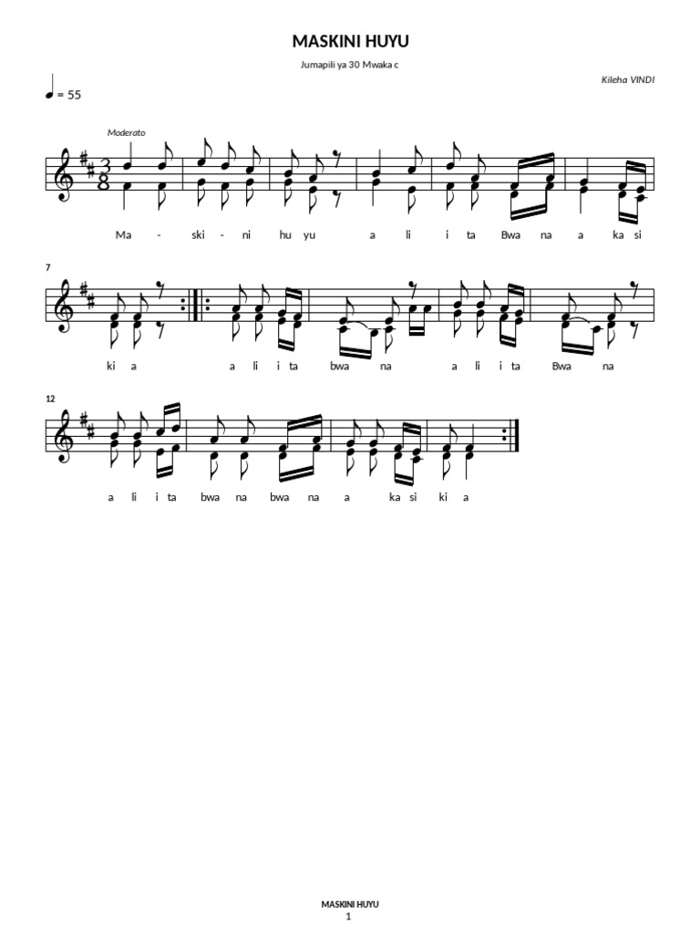 Maskini Huyu | PDF