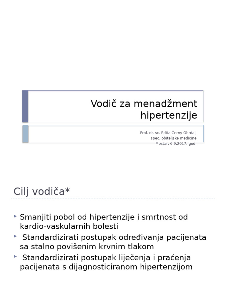 Vodic Hipertenzija | PDF