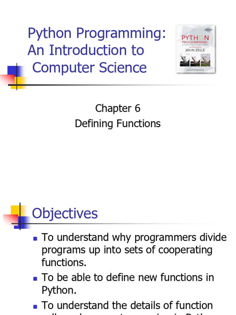 Chapter06 Python | PDF | Parameter (Computer Programming) | Computer ...