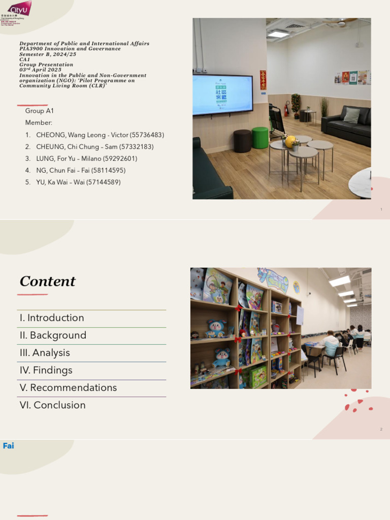 Community Living Room Innovation in HK | PDF | Empowerment | Well Being