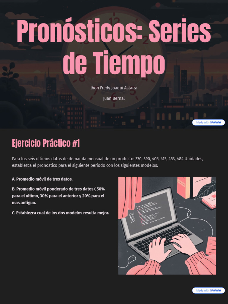 Pronosticos Series de Tiempo | PDF