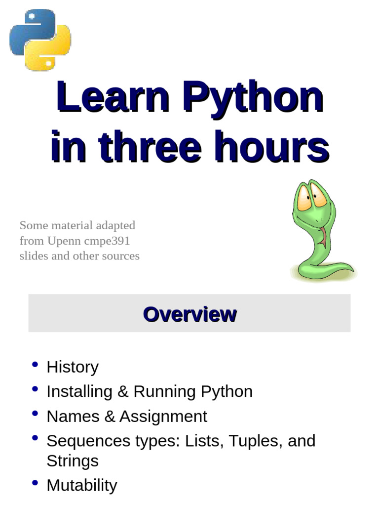 Python 1 | PDF | Python (Programming Language) | String (Computer Science)