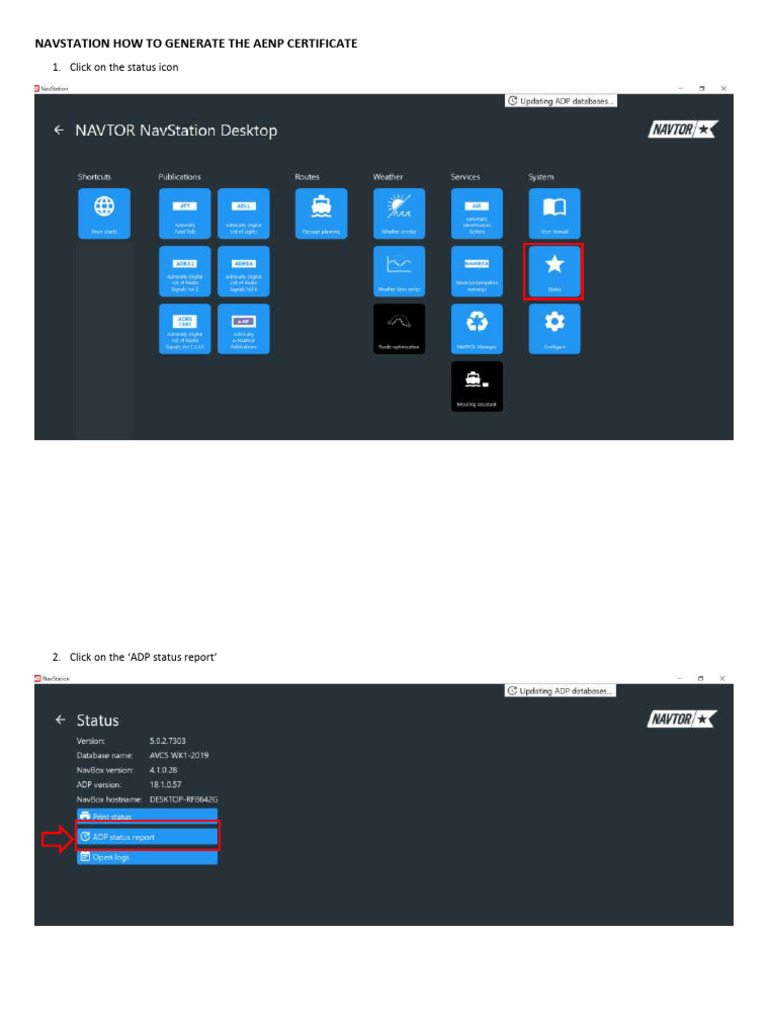 Navstation How To Generate The Adp Certificate | PDF