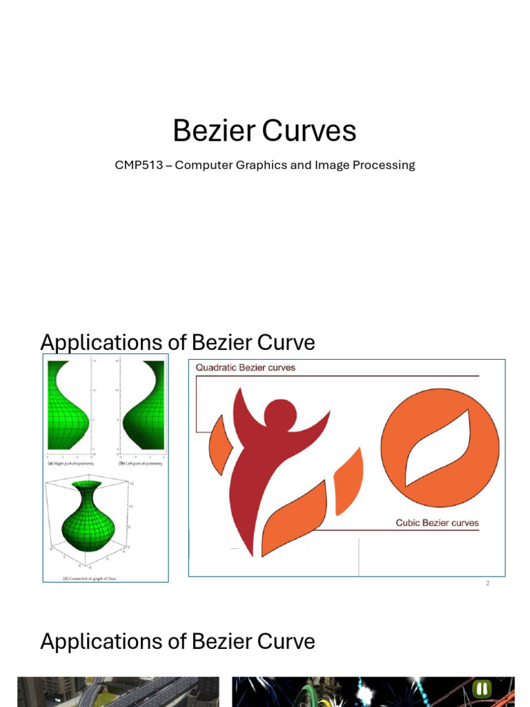 Understanding Bezier Curves in Graphics | PDF | Function (Mathematics ...