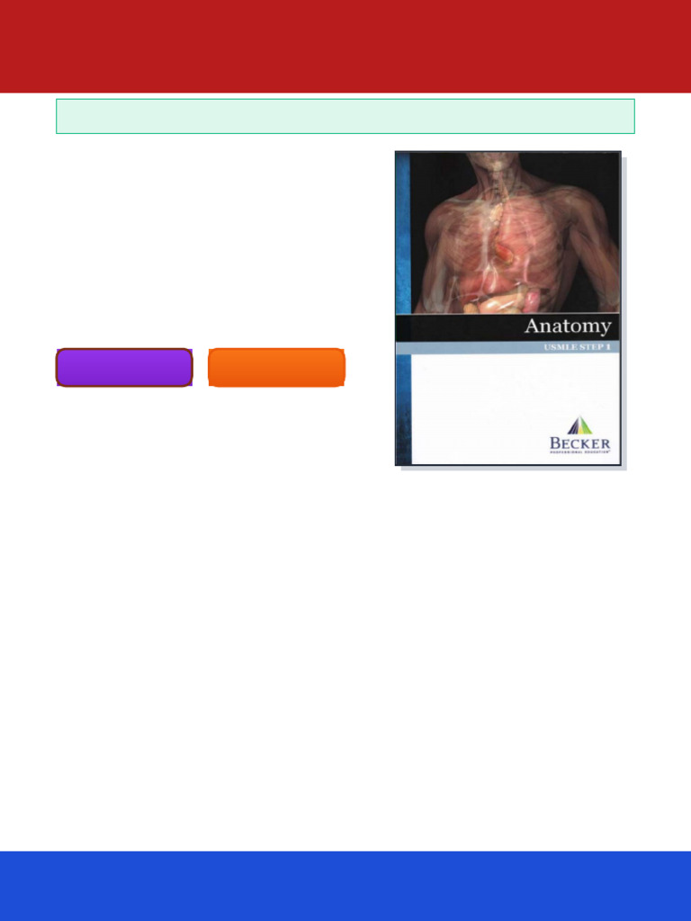 USMLE Step 1 Review Anatomy 1st edition by Jack Wilson B00W87I6PY ebook ...