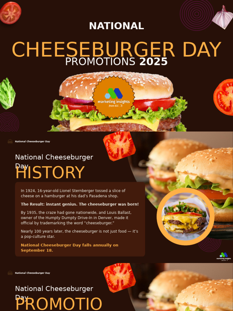 2025 National Cheeseburger Day Deals | PDF | American Cuisine ...