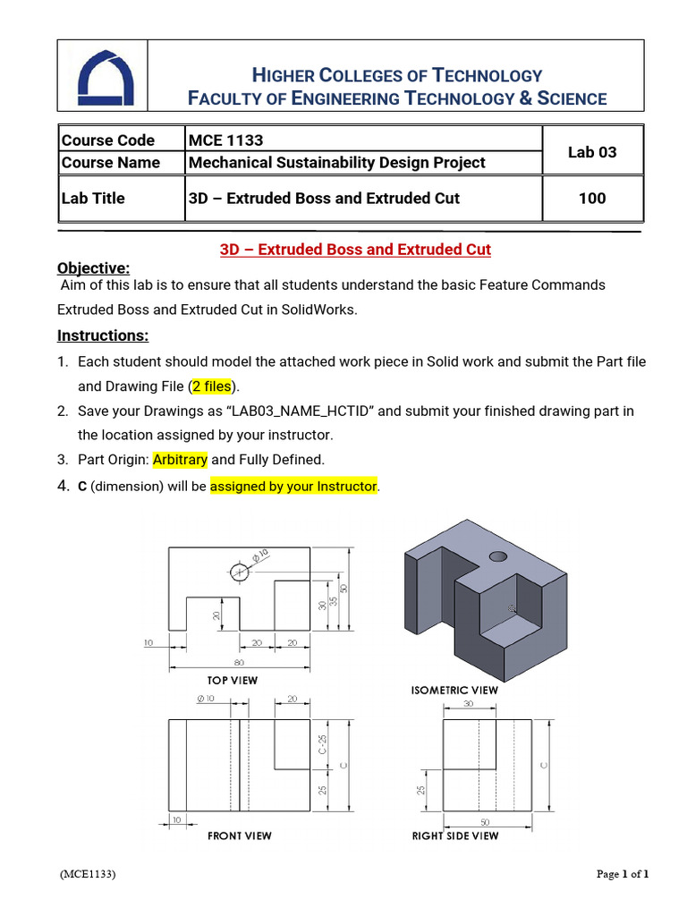 Lab03 (3D) | PDF