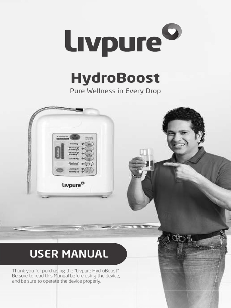 HydroBoost User Manual2023 | PDF | Water | Tap (Valve)