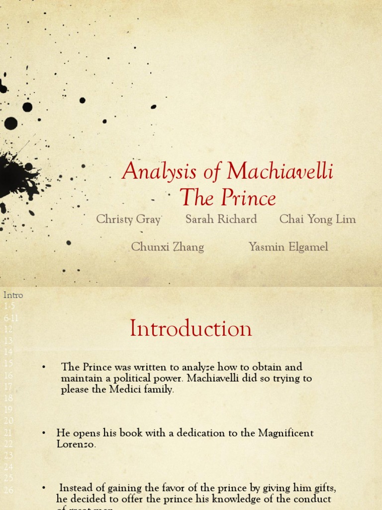 Analysis of Machiavelli's The Prince | PDF