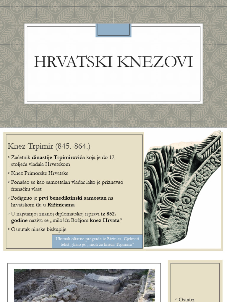 Hrvatski Knezovi i Kraljevi | PDF