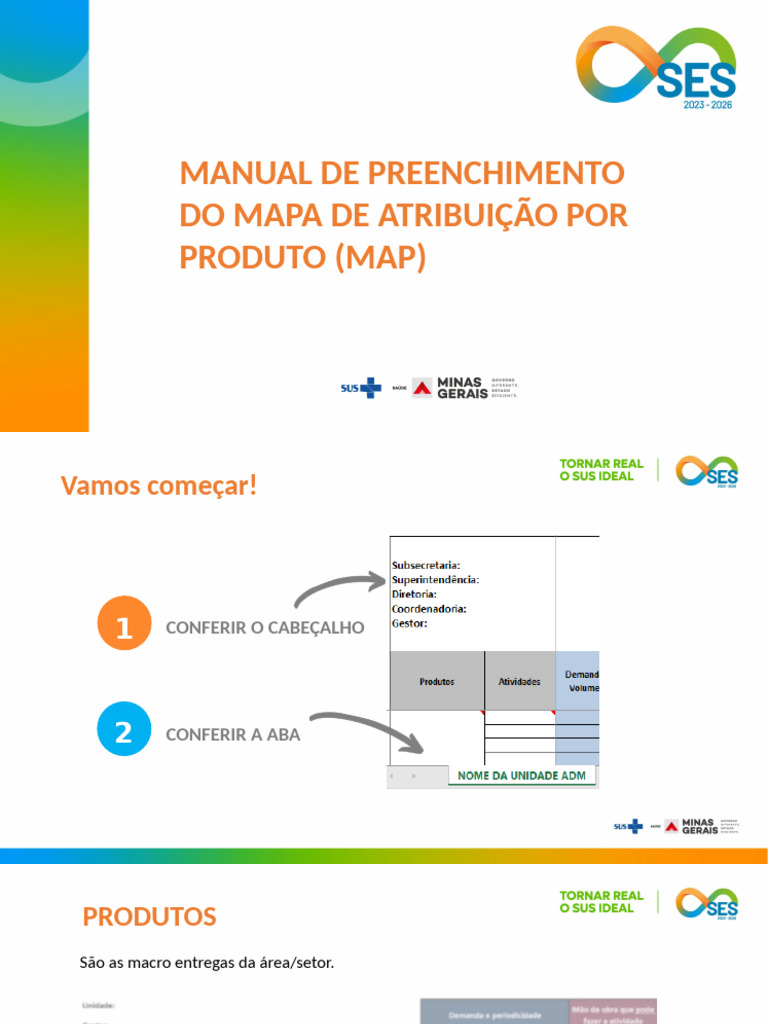 Guia de Preenchimento do MAP | PDF | Tempo