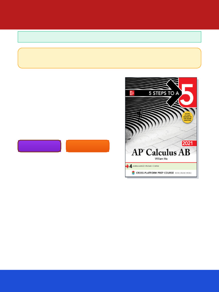 5 Steps to a 5: AP Calculus with AB William Ma ebook nonstop access | PDF | Function ...