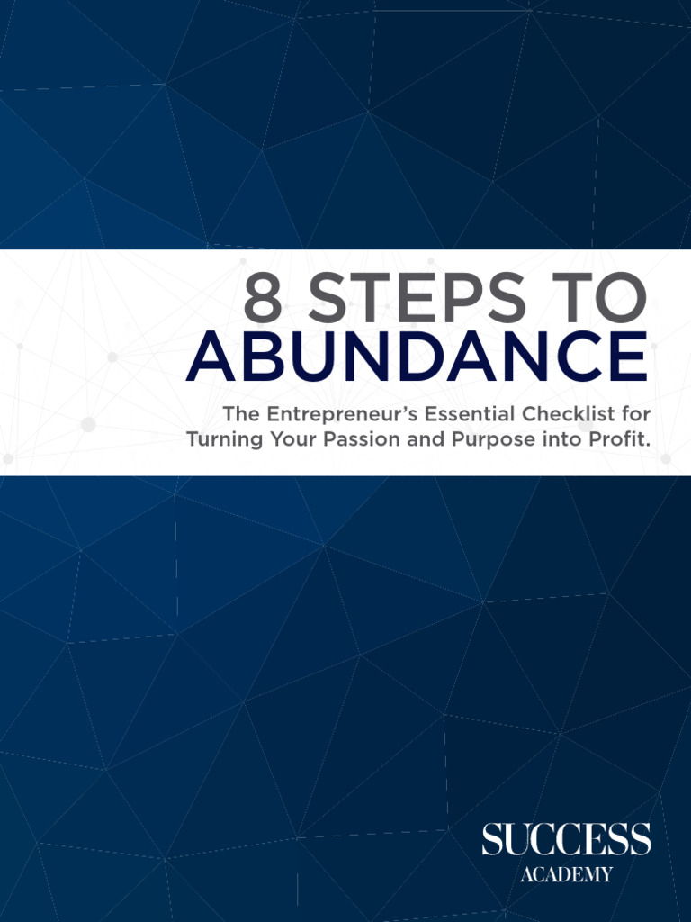 8 Steps to Turn Passion into Profit | PDF | Mindset | Entrepreneurship