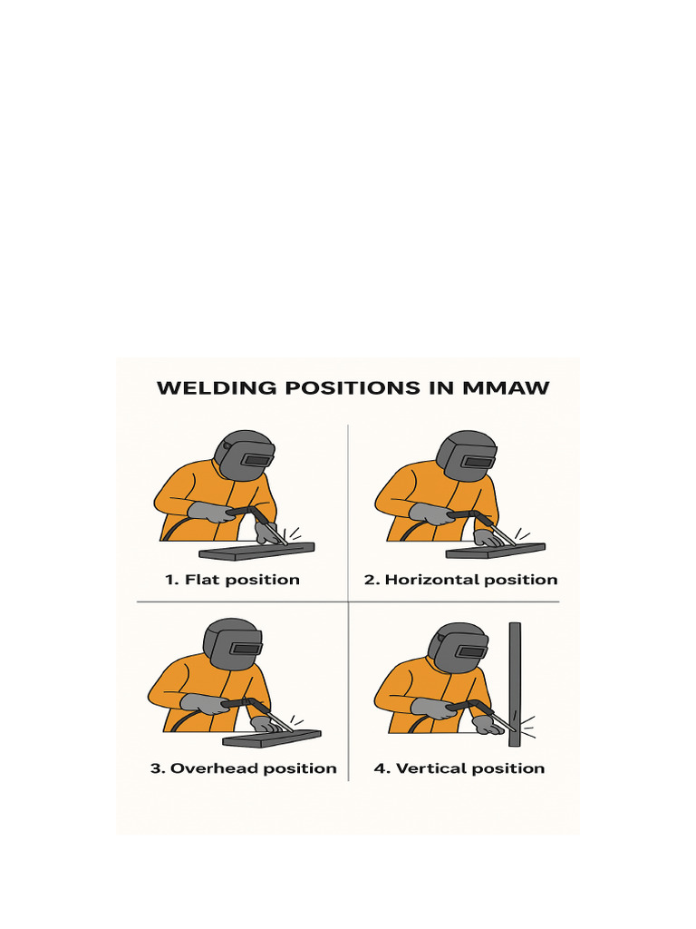 Welding Positions in MMAW | PDF
