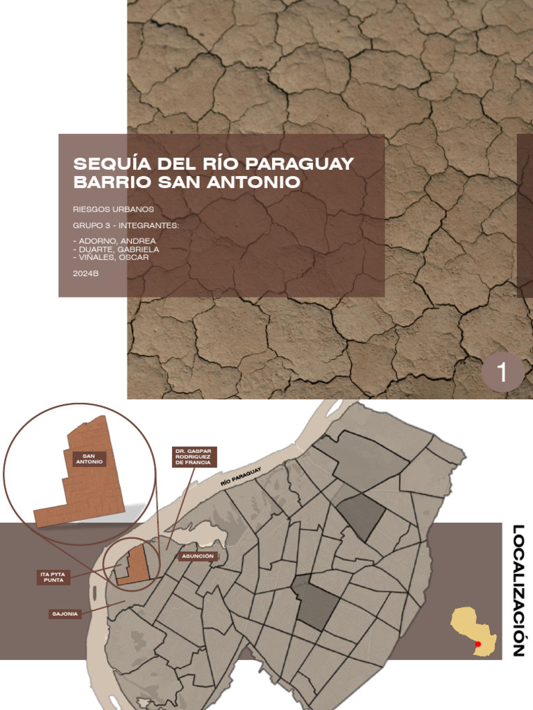 Sequía Del Río Paraguay - Grupo 3 | PDF | Sequía | Pobreza