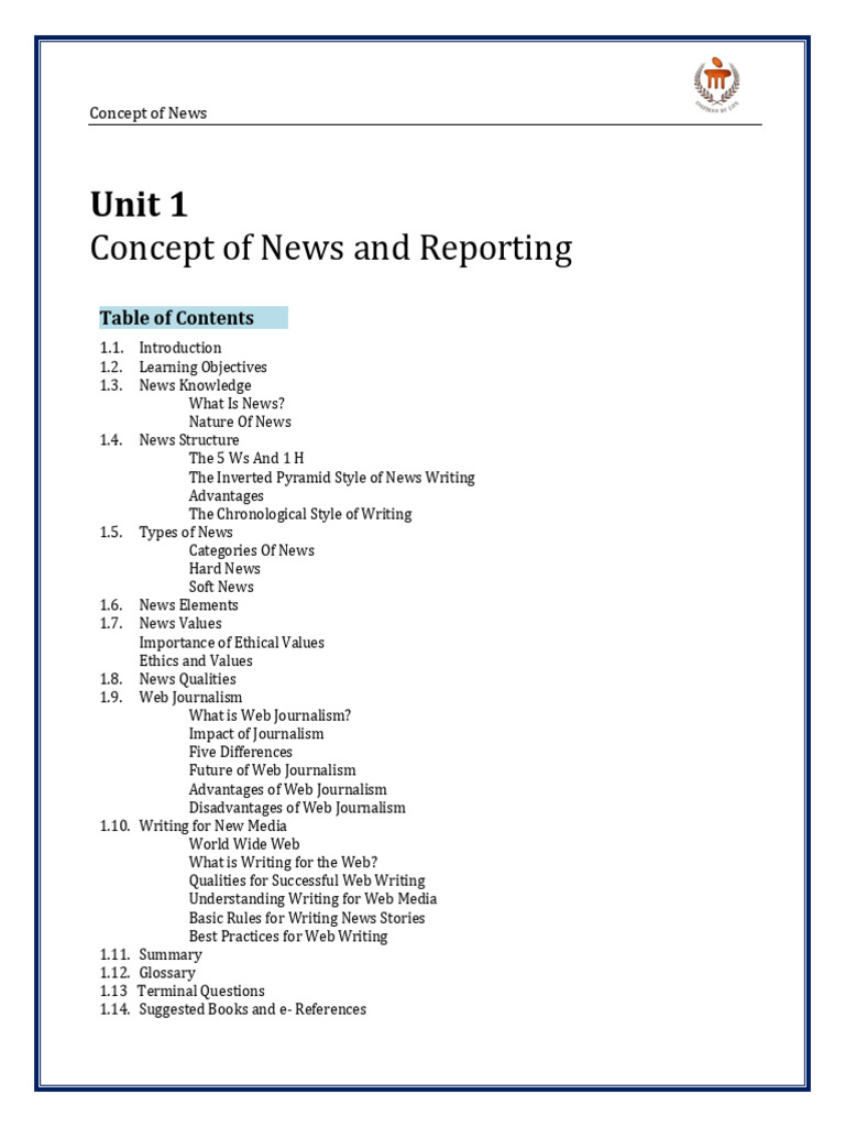 Understanding News and Reporting Basics | PDF | News | World Wide Web