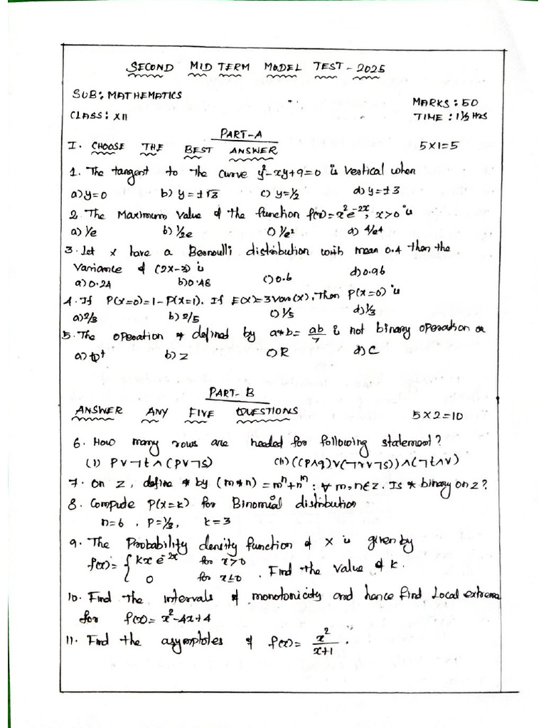 12th Maths Medium - PDF Download | PDF