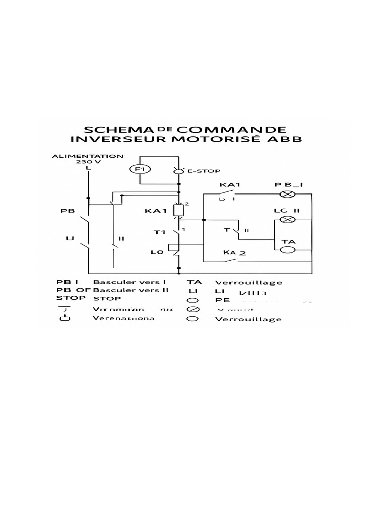 Schéma de Commande Inverseur ABB | PDF