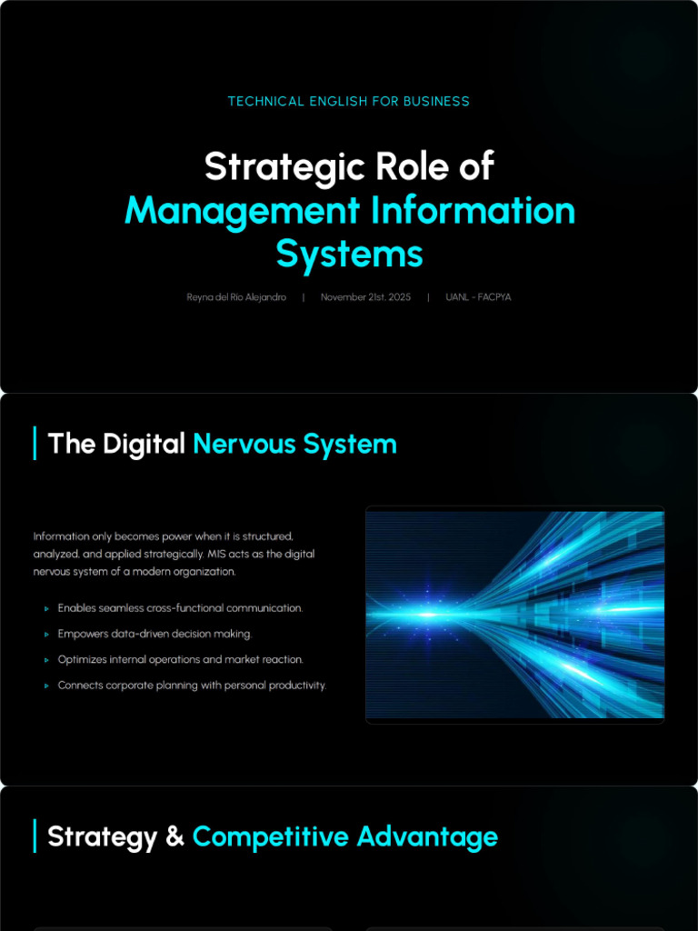 Strategic Role of MIS | PDF