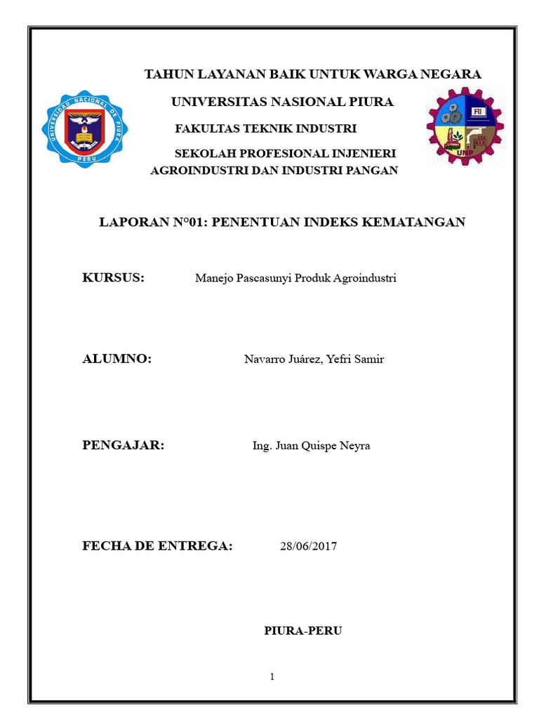 Indeks Kematangan Buah: Metode dan Hasil | PDF