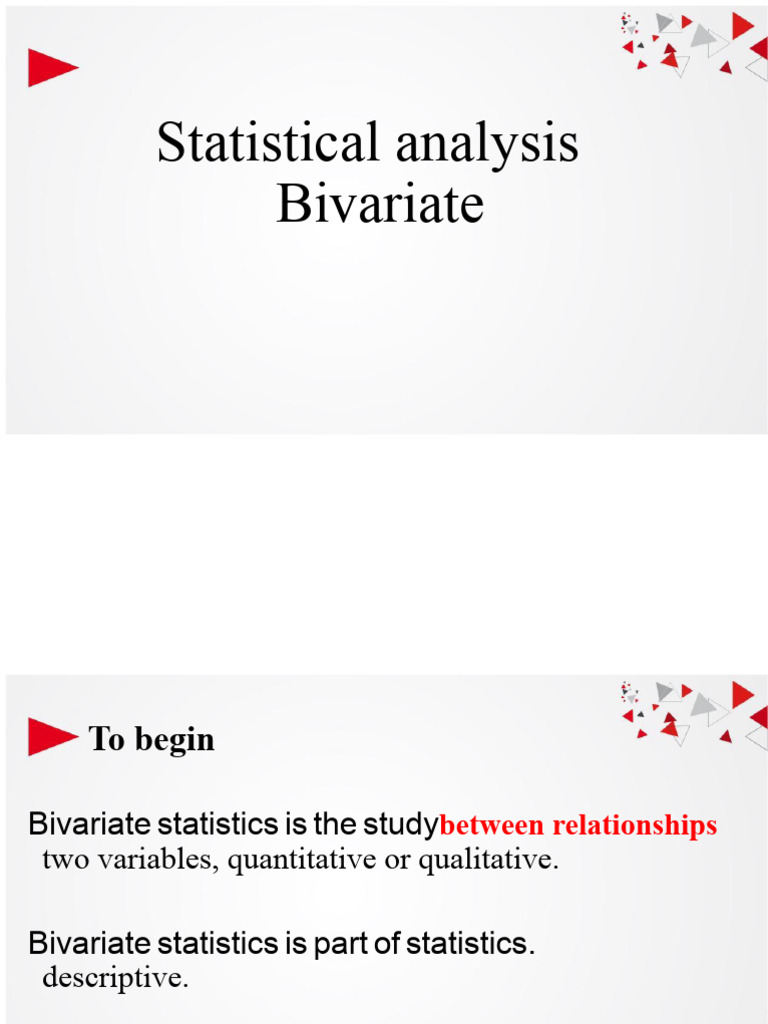 chapter 4 bivariate analysis | PDF | Statistics | Applied Mathematics