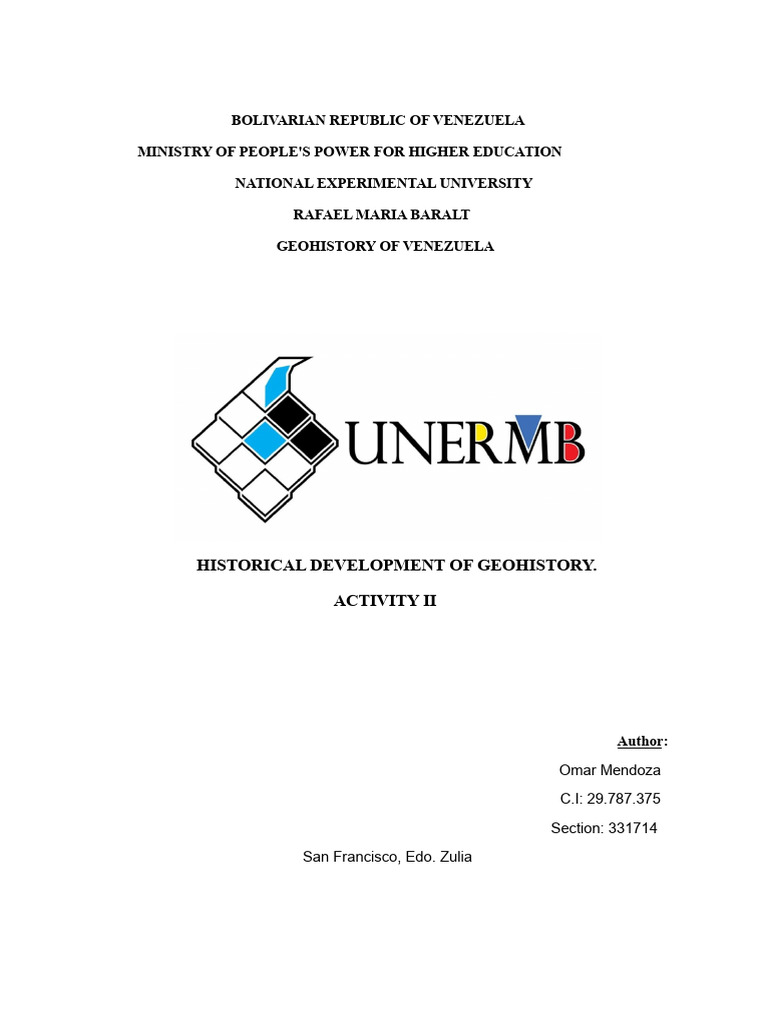 Geohistory of Venezuela | PDF | Venezuela | Geography