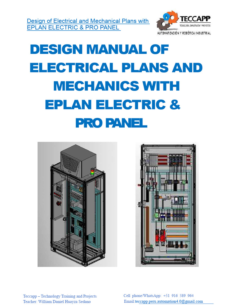 EPLAN ELECTRIC AND PROPANEL MANUAL - TECCAPP | PDF | Computer File | Computer Terminal
