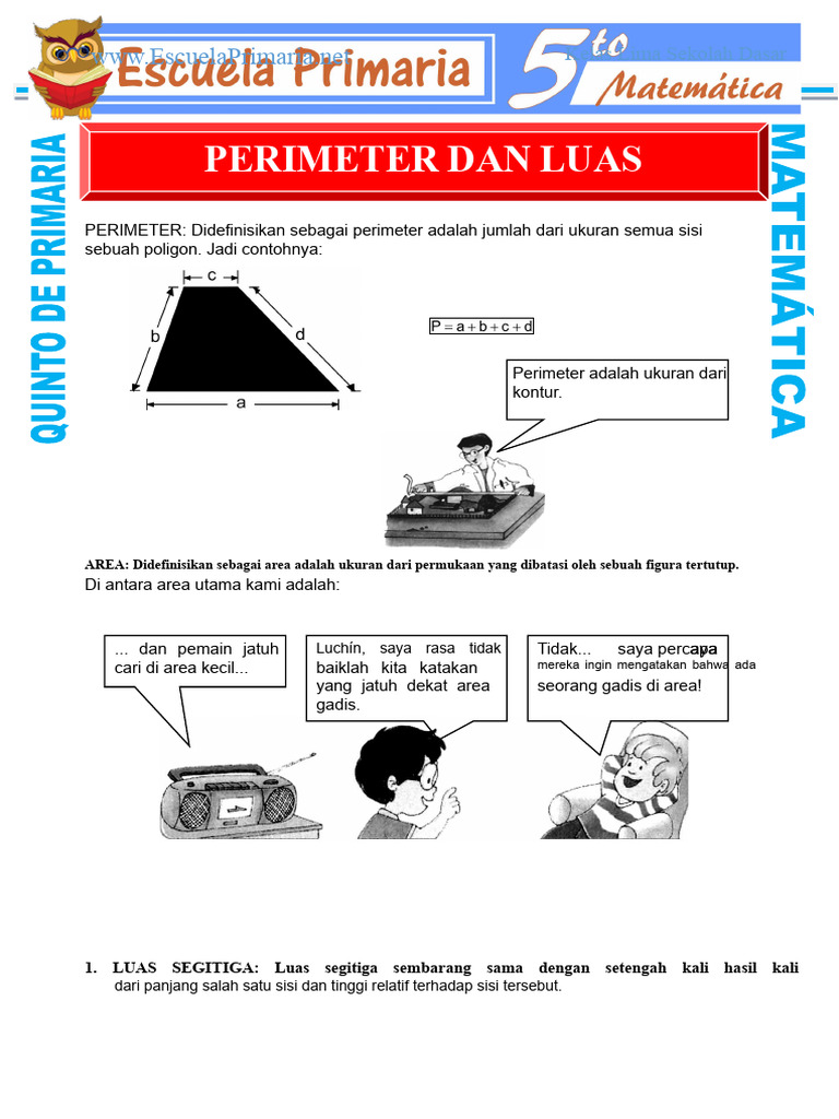 Perhitungan Luas dan Keliling Poligon SD | PDF
