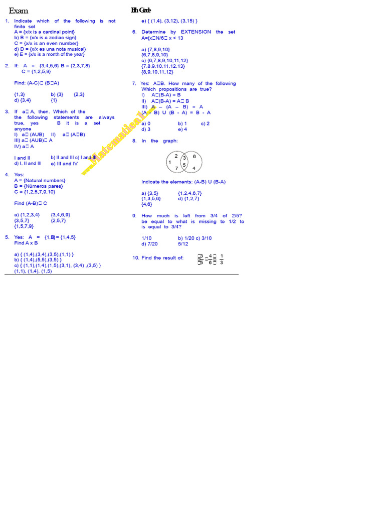 Fifth Grade Primary Exam Solved | PDF | Mathematics