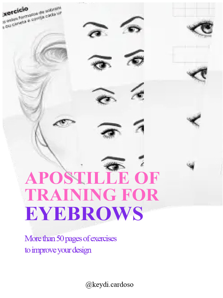 Exercises Notebook Eyebrows (Keydi Cardoso) PDF | PDF