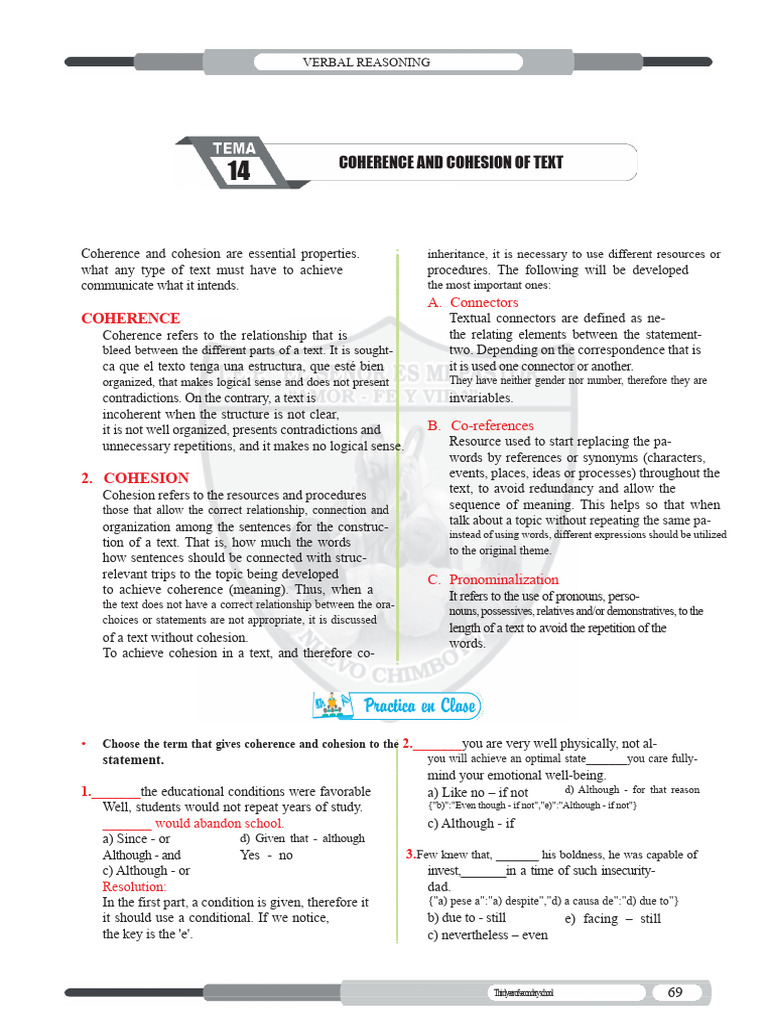Topic 14 Coherence and Cohesion of Text | PDF | Soul | Satan
