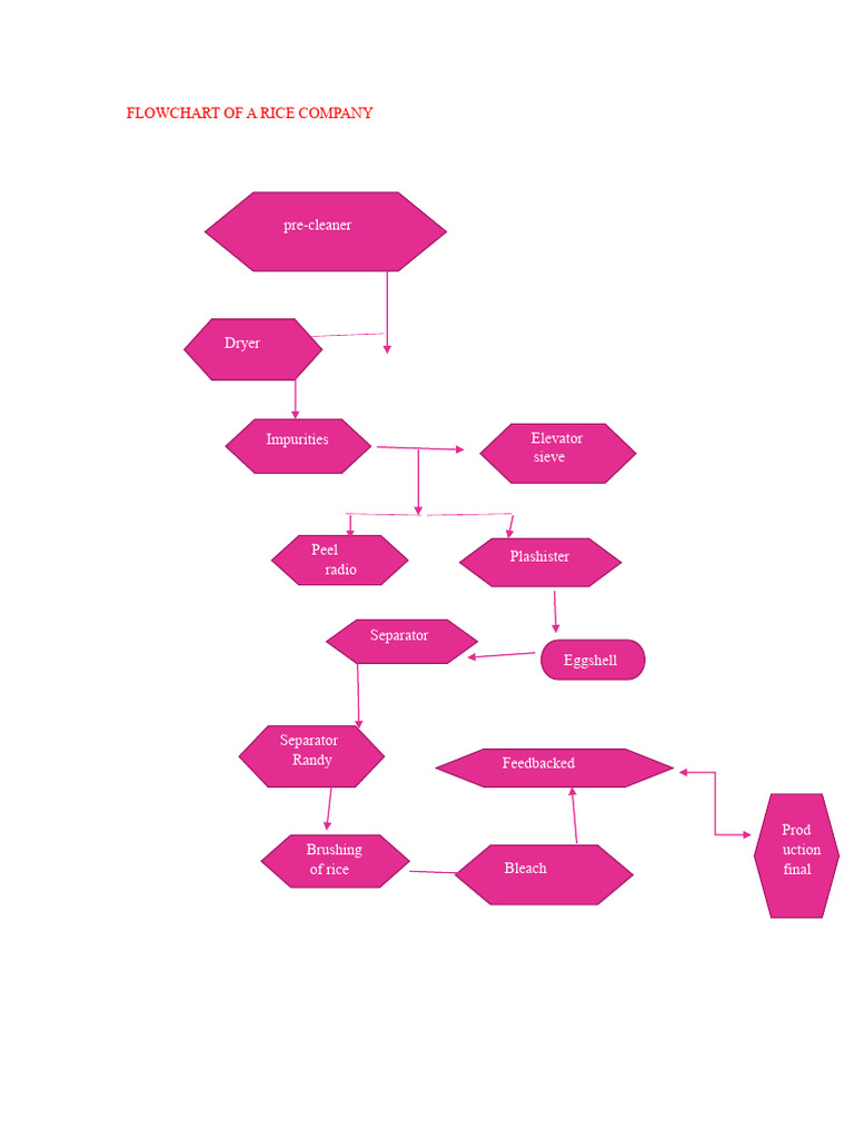 Flowchart of A Rice Company | PDF