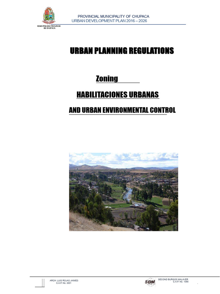 4 PDU Regulation Chupaca | PDF | Zoning | City