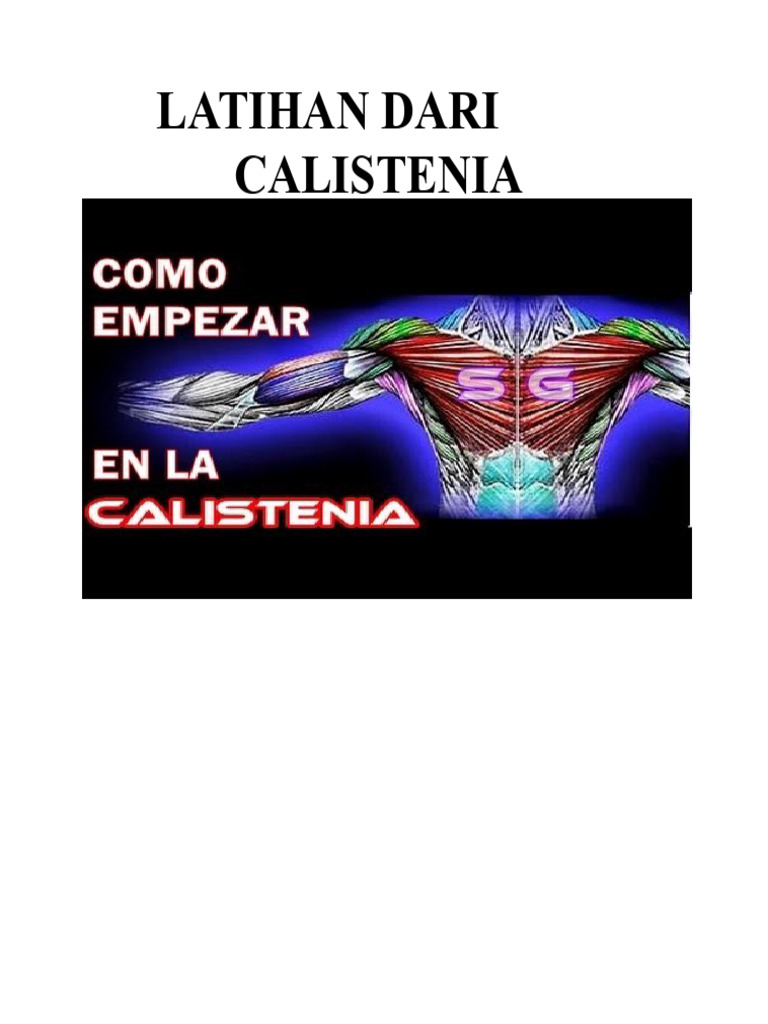 Latihan Kalistenik | PDF