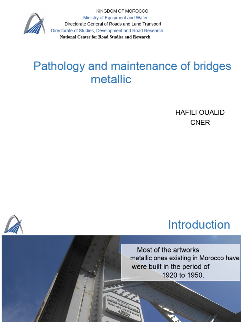 Pathology and Maintenance of Metal Structures | PDF | Corrosion | Rivet