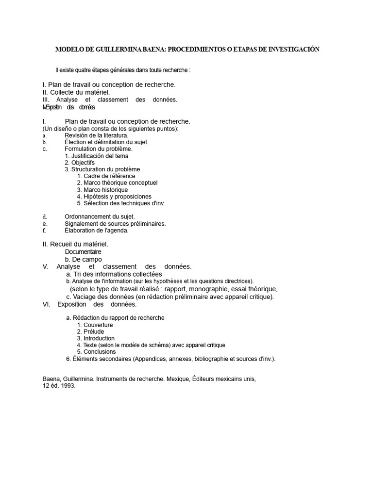 Étapes clés de la recherche académique | PDF